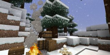 Default-Style Winter Texture Pack Minecraft Resources